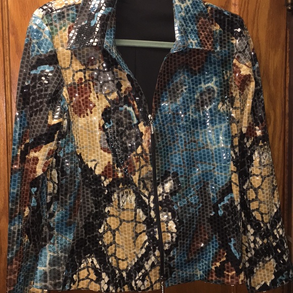 Laura Max | Jackets & Coats | Laura Max Womens Multi Color Jacket ...